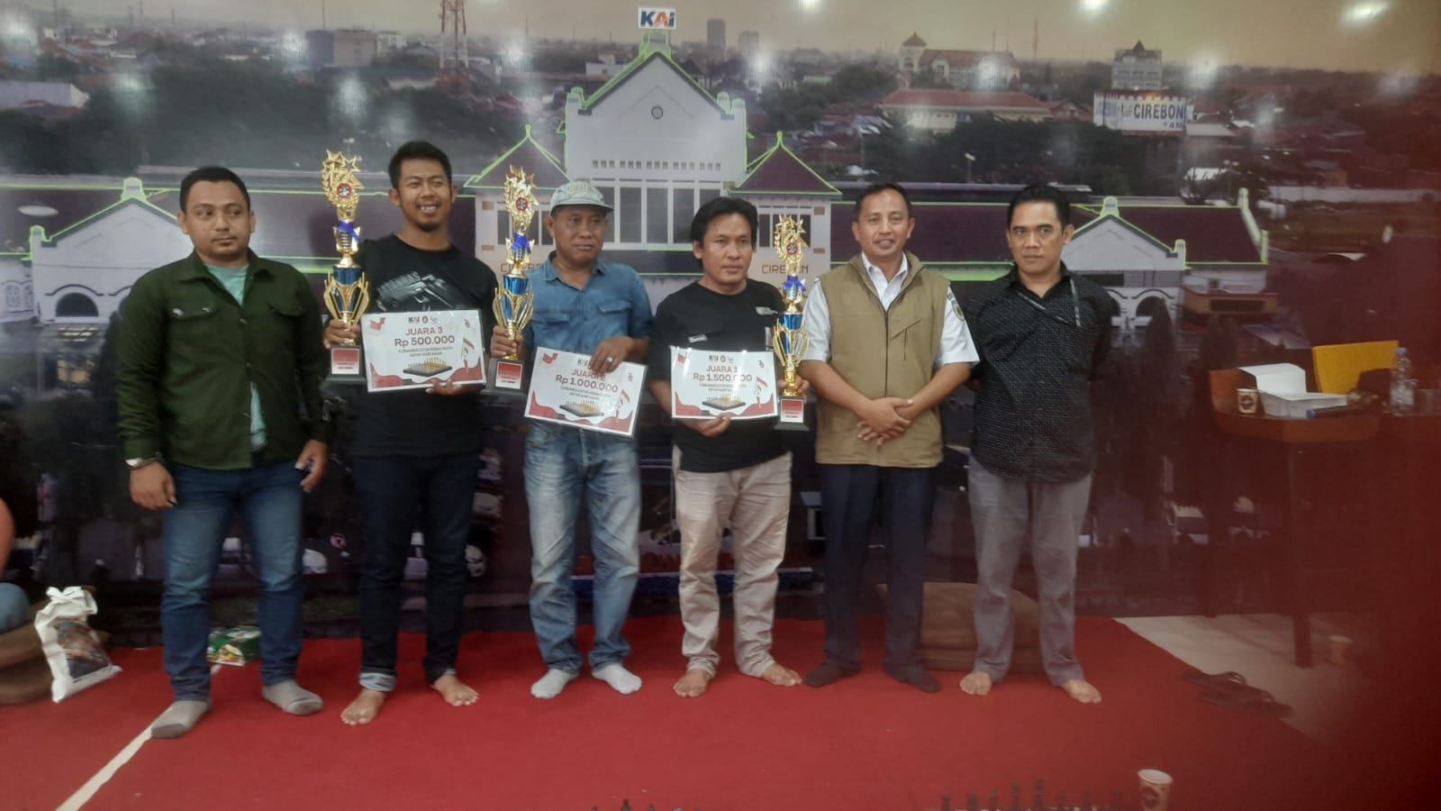 Turnamen Catur Merah Putih PT KAI DAOPS 3 Citebon PWI Indramayu Sabet ...