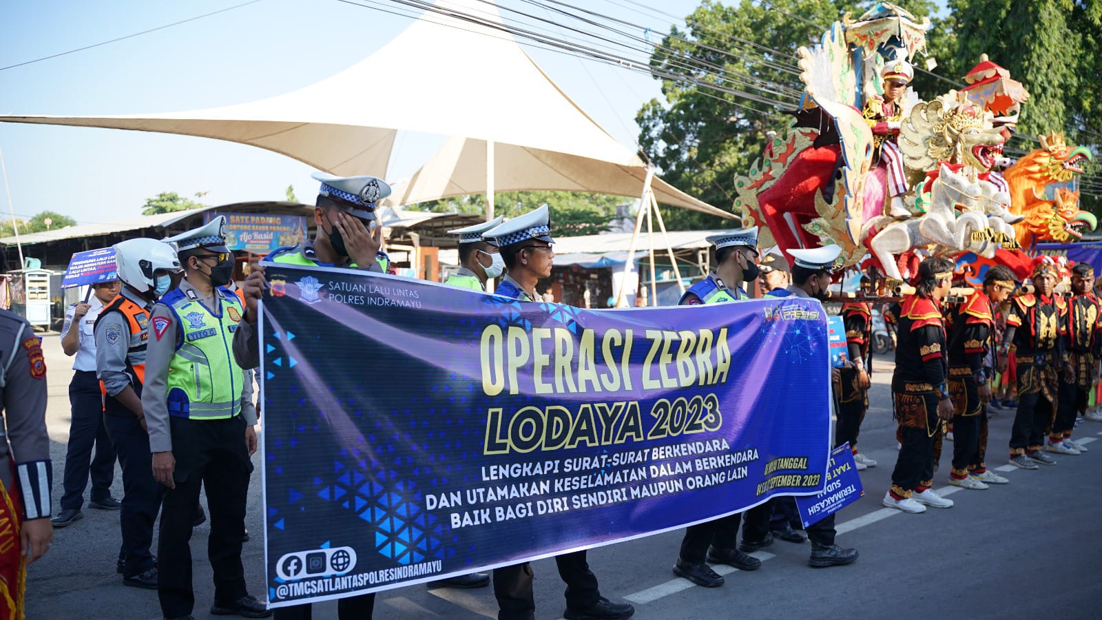 Polres Indramayu Gelar Sosialisasi Operasi Zebra Lodaya 2023 Buta-Butaan Dan Singa Deok Di ...