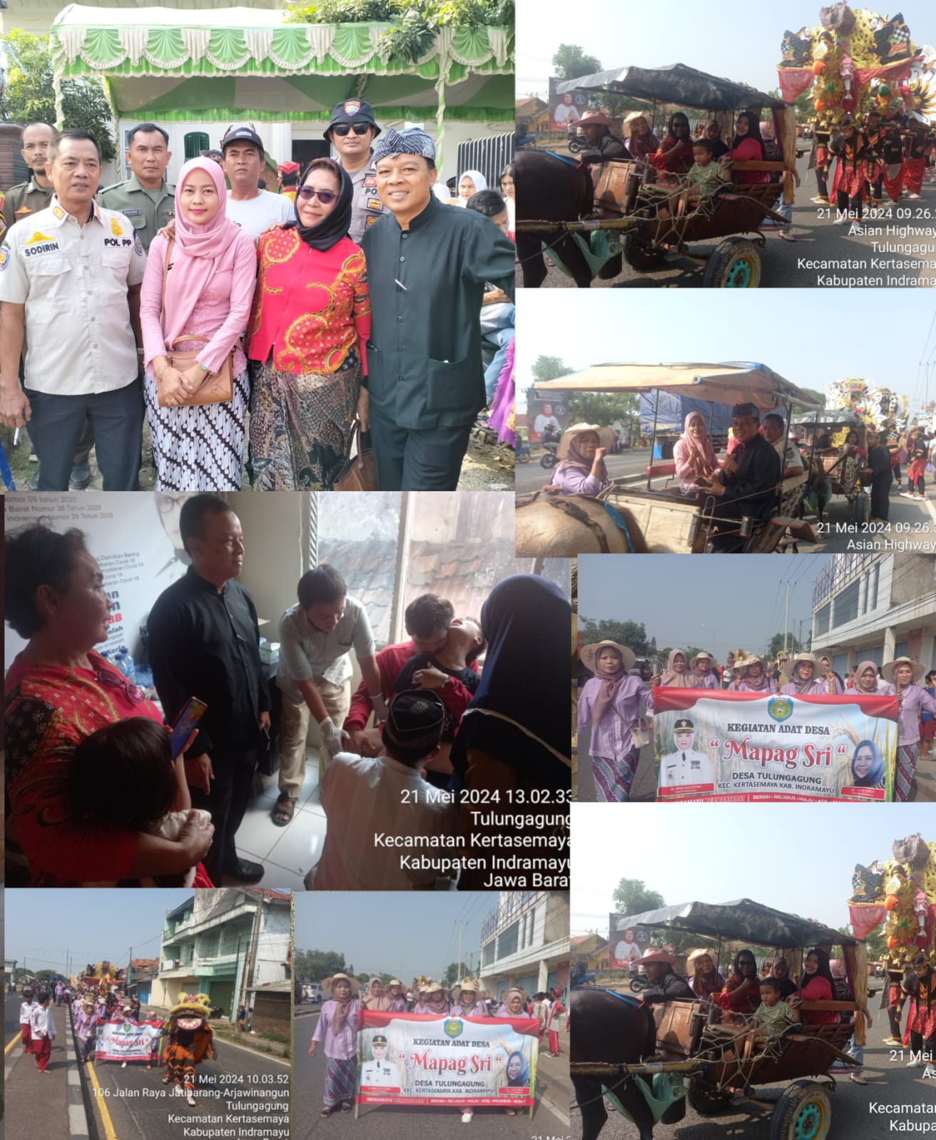 Pemdes Tulungaagung Bersama Petani Adakan Adat Tradisi Mapag Sri – Pakkar